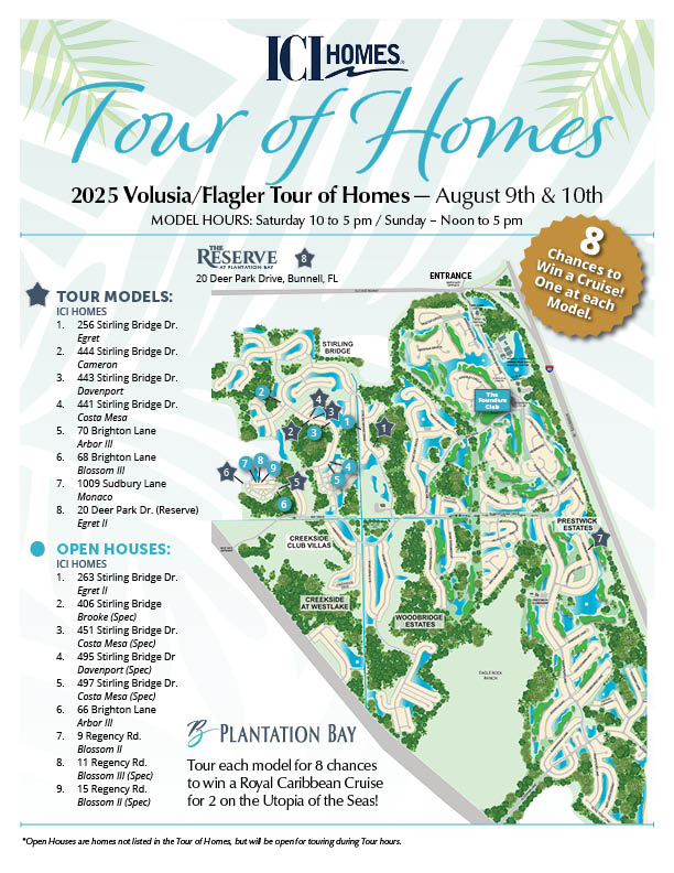 Tour of Homes Map
