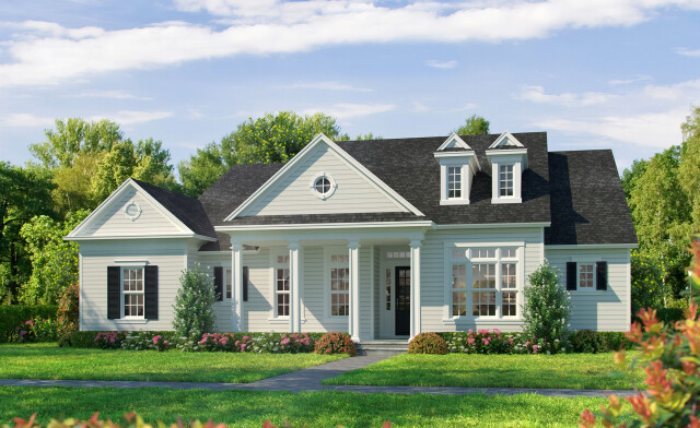 The Cypress Custom Build Home on a Regency Serie at Seven Pines ...